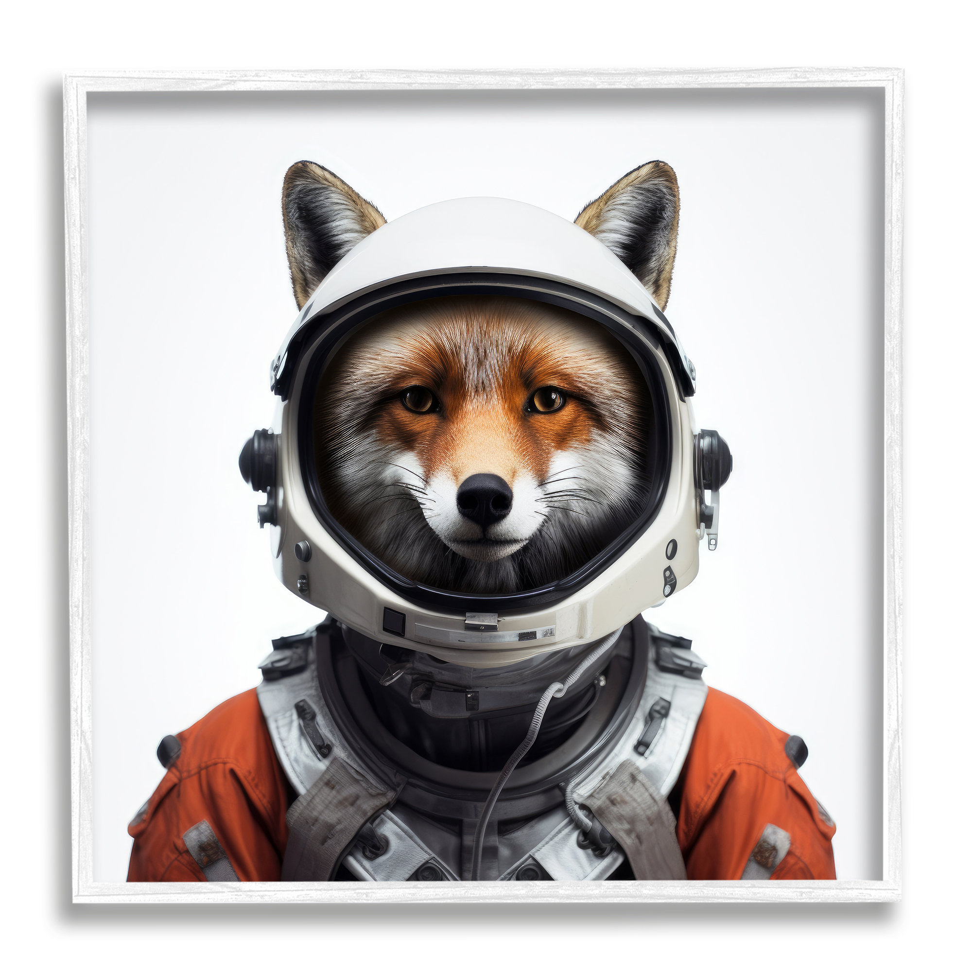 Stupell Industries Fox in Space Suit Framed Giclee Art by Lazar Studio - Wayfair Canada